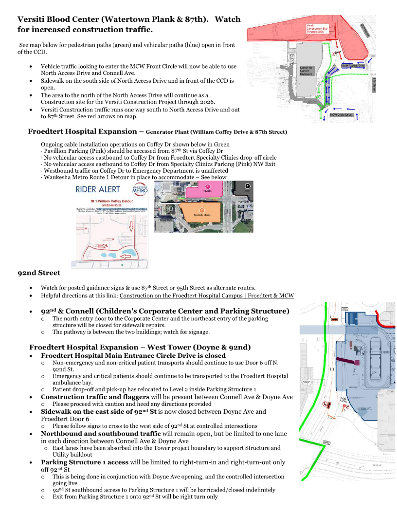 Patient & Visitor Resources | Milwaukee Regional Medical Center